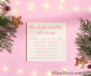 Mia Bella Candles - Independent Distributor Alison Boers